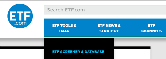 미국 ETF Screener 사용법. : 네이버 블로그
