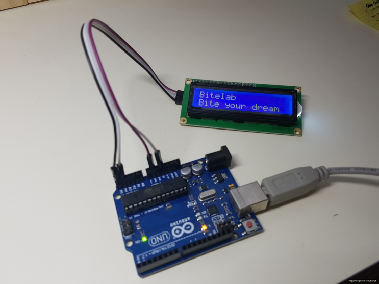 [Bitelab] 아두이노 LCD(16x2) 4핀(I2C 제어) 디스플레이, lcm 1602 iic, 아두이노 LCD 작동 오류 ...
