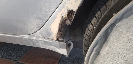 Nf소나타 녹제거 복원작업 자동차판금도색부분도색흠집제거범퍼복원전도어복원후도어복원범퍼수리범퍼교환깨진 범퍼복원금간