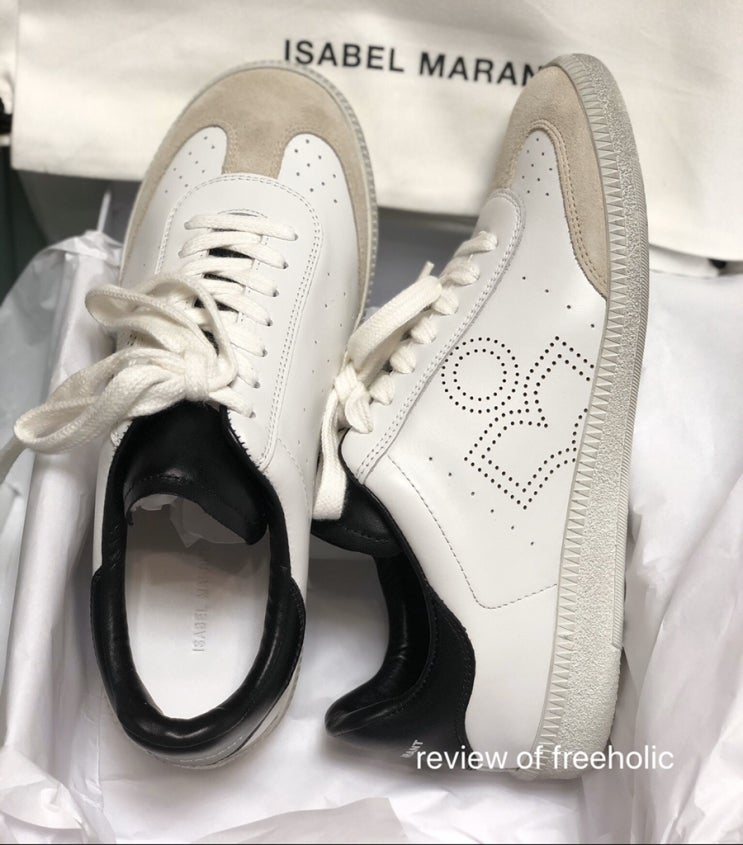 이자벨 마랑 스니커즈 매치스 직구 후기 Isabel Marant 브라이스 퍼포레이티드 로고 가죽 스니커즈 사이즈 팁