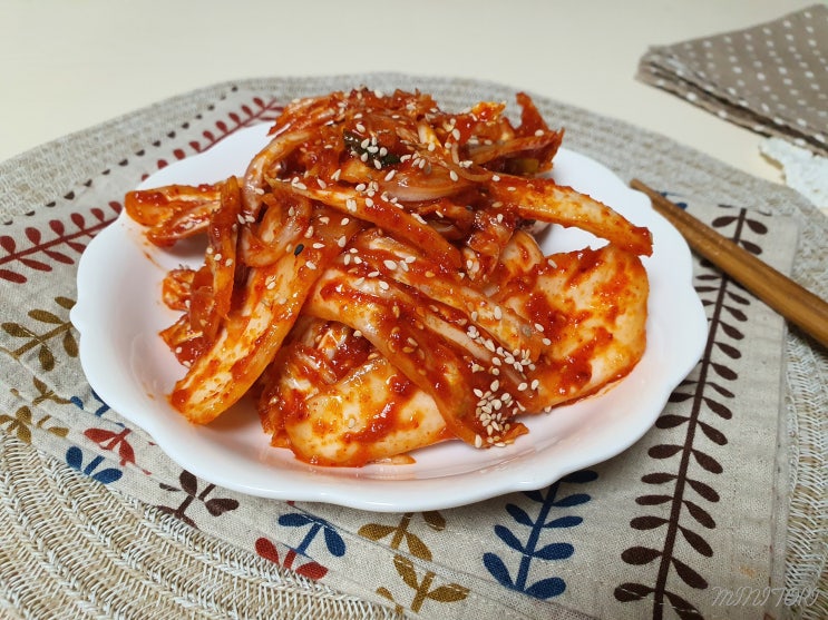 배추 겉절이 맛있게 만드는 법 양념 레시피 네이버 블로그