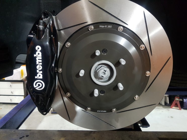 신형 K5 DL3 CTSV 4P 380mm 인터알 경량 디스크 브렘보 브레이크 튜닝 : 네이버 블로그