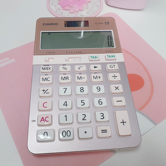 카시오 핑크 계산기 JS-40B 구입, 핑크 덕후에게 추천!! : 네이버 블로그