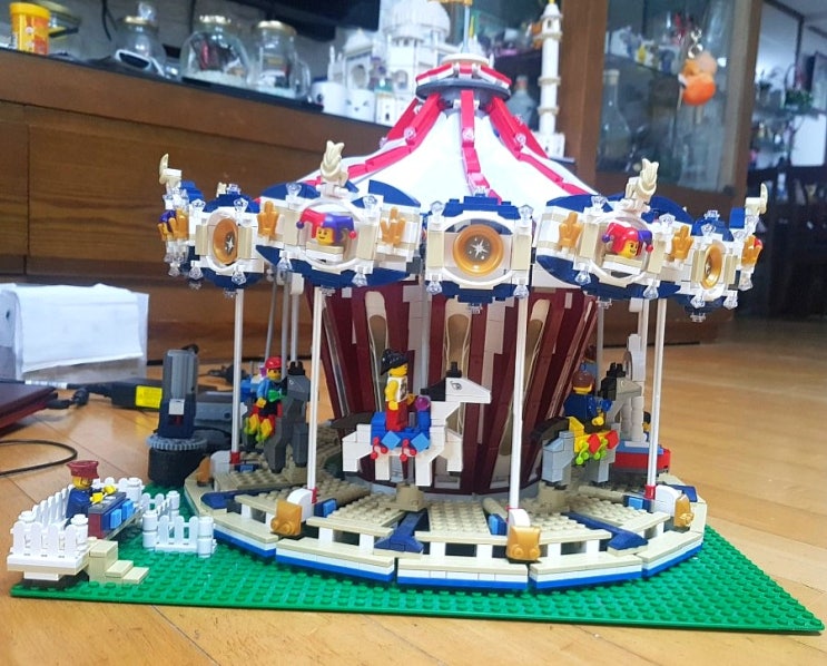 [딸램작품]코로나19방콕놀이/레핀/레고호환블럭15013A 크리에이터 회전목마 : 네이버 블로그