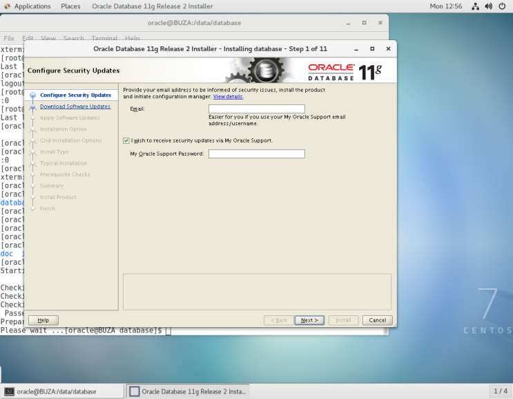 Oracle 11g(11.2.0.3) Install for linux 64bit : 네이버 블로그