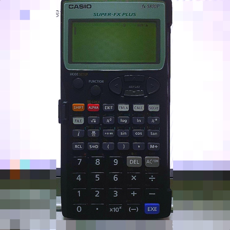 [전기(산업)기사] 공학용 계산기 사용법_CASIO fx-5800P : 네이버 블로그
