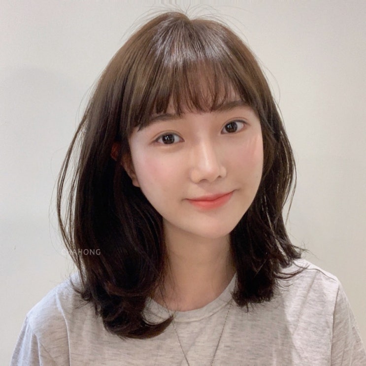 2020 봄 헤어 단발레이어드펌 윈드펌과 스킨브라운으로 봄헤어 완성💖 차홍룸 신촌점 윤서희 네이버 블로그