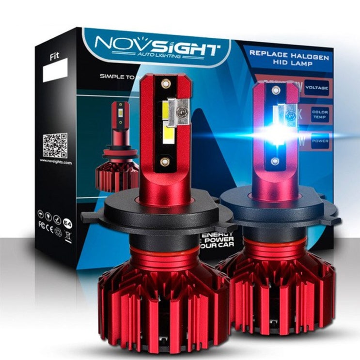 [품절예상][가성비굿]가성비갑 NOVSIGHT LED 60W H1 H3 H7 H11 헤드라이트 제품을 놓치지 마세요 ...