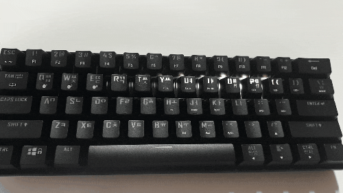 유무선 사용이 가능한 미니 기계식 키보드 NKEY : 네이버 블로그