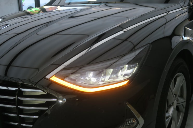 신형쏘나타dn8 led헤드램프튜닝 mfr타입 턴시그널 drl도 같이 업그레이드됩니다 : 네이버 블로그