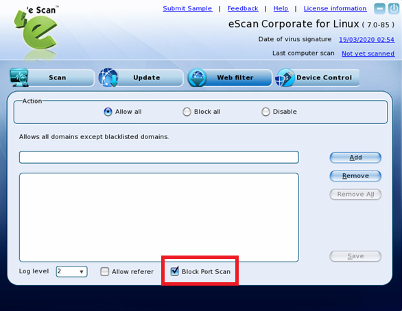 간편하게 적용하는 이스캔 리눅스용 백신의 포스트캔 차단 기능 소개 - Block Portscan of eScan for ...