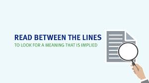 행간을 읽다 "read between the lines" : 네이버 블로그