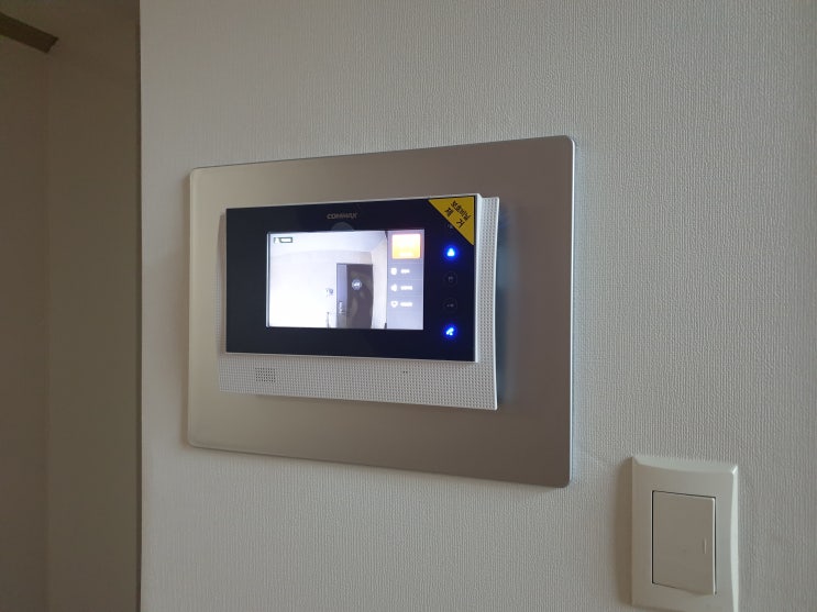 인천 서구 검암동 파인힐타운 코맥스인터폰 CAV-705UW 설치입니다 : 네이버 블로그