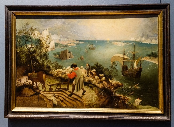 피테르 브뢰헬(Pieter Bruegel the Elder) - 이카루스의 추락이 있는 풍경(Landscape with the ...