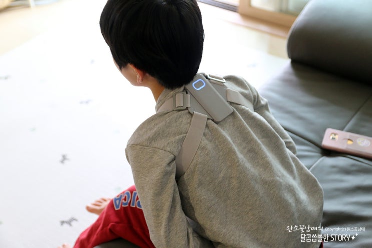 발란스봇 자세교정밴드 바른자세를 위해 착용해요~ 네이버 블로그