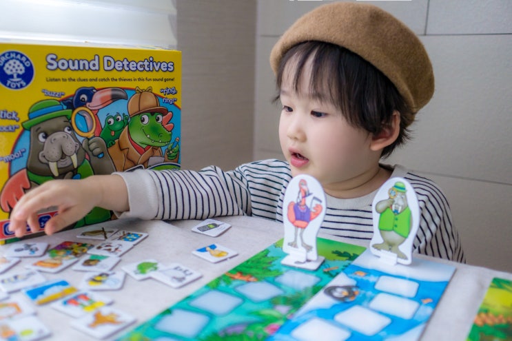 5세 보드게임 오차드토이즈 소리탐정 꿀잼이야 네이버 블로그