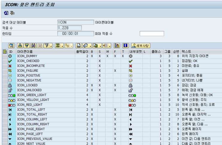 ABAP ICON List : 네이버 블로그