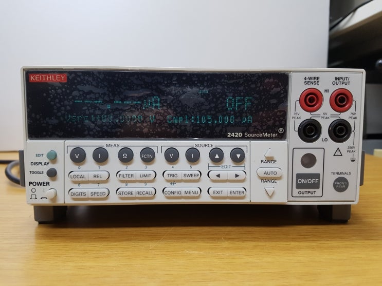 Keithley 2420 Source Meter : 네이버 블로그