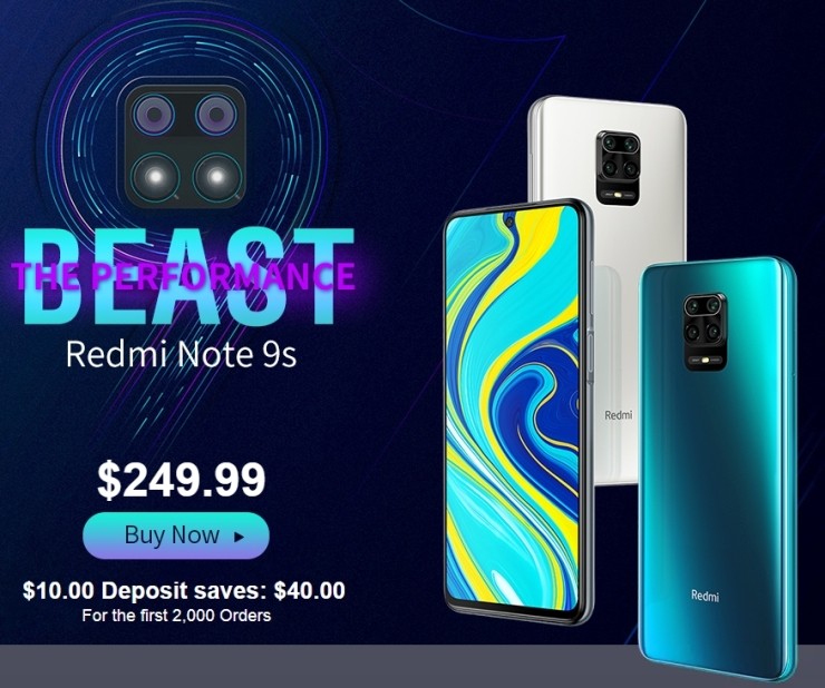 [버섯] 샤오미 홍미노트 9S 글로벌 버전 선착순 2000대 (배송비 포함 $209.99) - Xiaomi Redmi Note ...