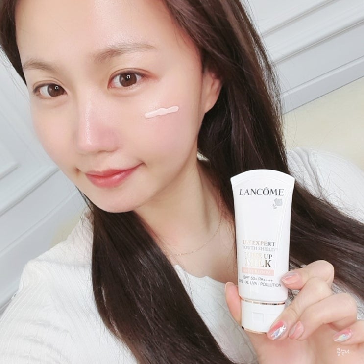 초미세먼지차단 Uv 랑콤 Uv 엑스퍼트 톤업 밀크 로지블룸 톤업선크림 안티폴루션 Uv 봄철필수템이에요~♡ 네이버 블로그