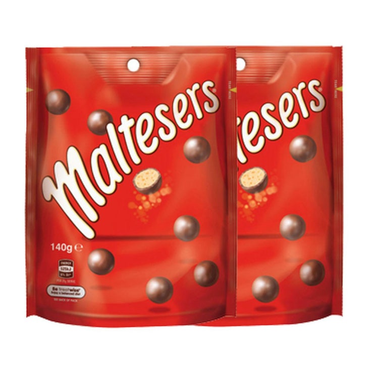 몰티저스 크런치 초콜릿 캔디 볼 140gX2팩 Maltesers Crunch Chocolates Candies 49ozX2P 2 ...