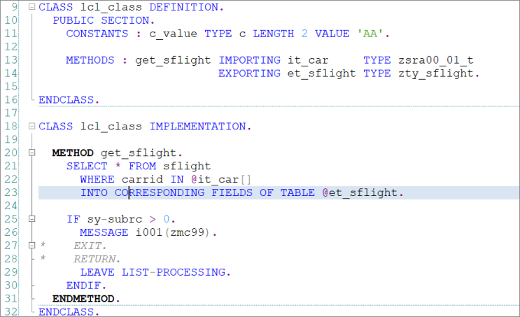 [SAP ABAP] CLASS 개발하기. : 네이버 블로그