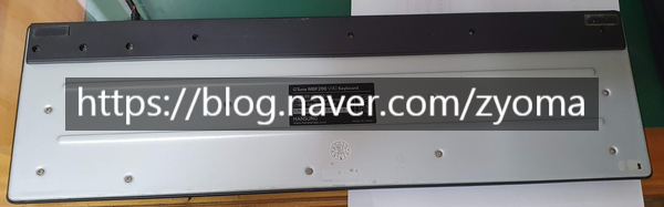 한성컴퓨터 키보드(MBF200 VIKI) 고무패킹 수리와 청소 : 네이버 블로그