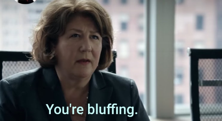 (미드영어) 당신은 허세 부리고 있어(You're bluffing) : 네이버 블로그