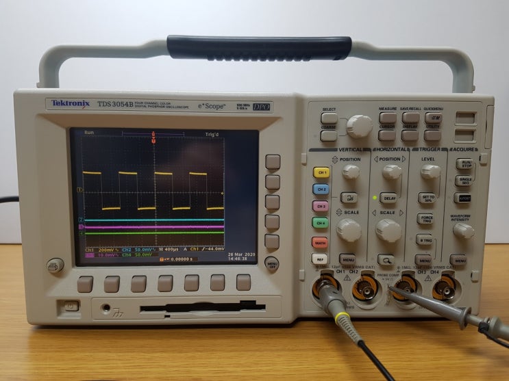 Tektronix TDS3054B Digital Storage Oscilloscope 오실로스코프 4ch 500Mhz 5GS/s ...