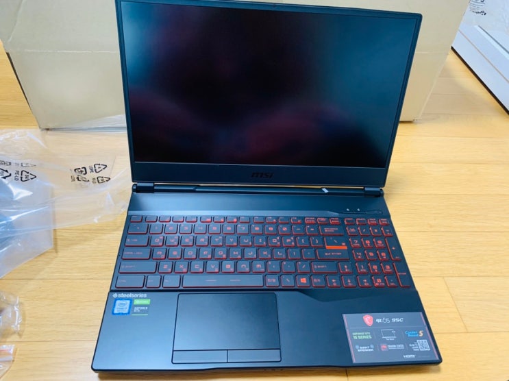 노트북 msi GL65 9SC(feat.혼자서도잘해요) : 네이버 블로그