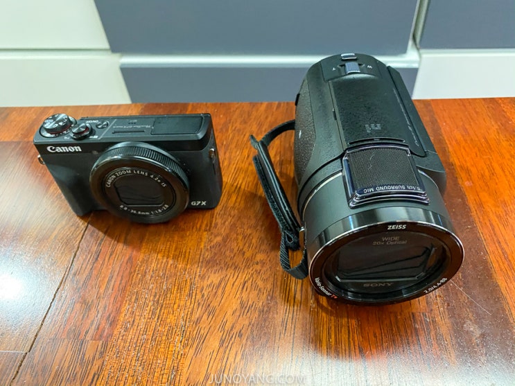 유투버 캠코더 신형 소니 핸디캠 AX43 vs 캐논 G7X mk3 간단비교기 : 네이버 블로그