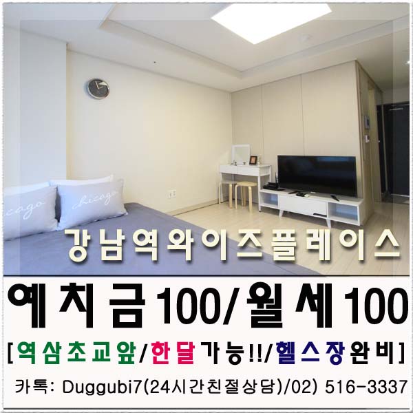 서울 단기 오피스텔 강남역 와이즈플레이스 한달 살기 네이버 블로그
