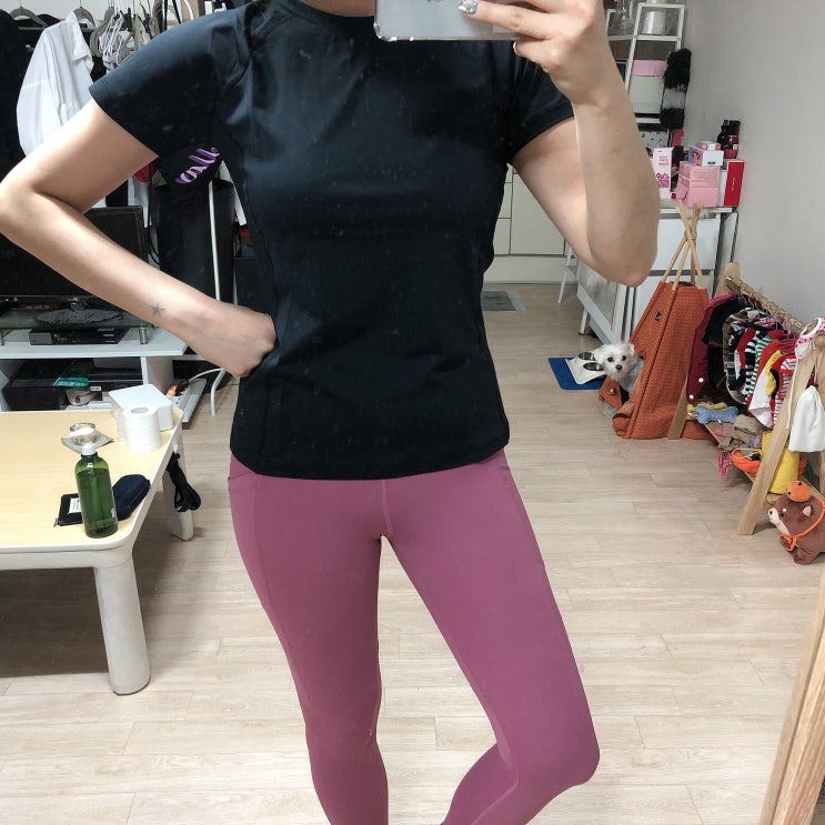 여자 레깅스 추천 엘르스포츠 트레이닝복으로 홈트 하기 네이버 블로그