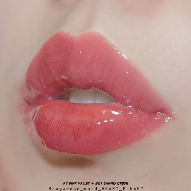 빈티지 갬성 립조합 추천 롬앤 글래스팅워터틴트 핑크벨리 워터글로스 산호크러쉬 네이버 블로그