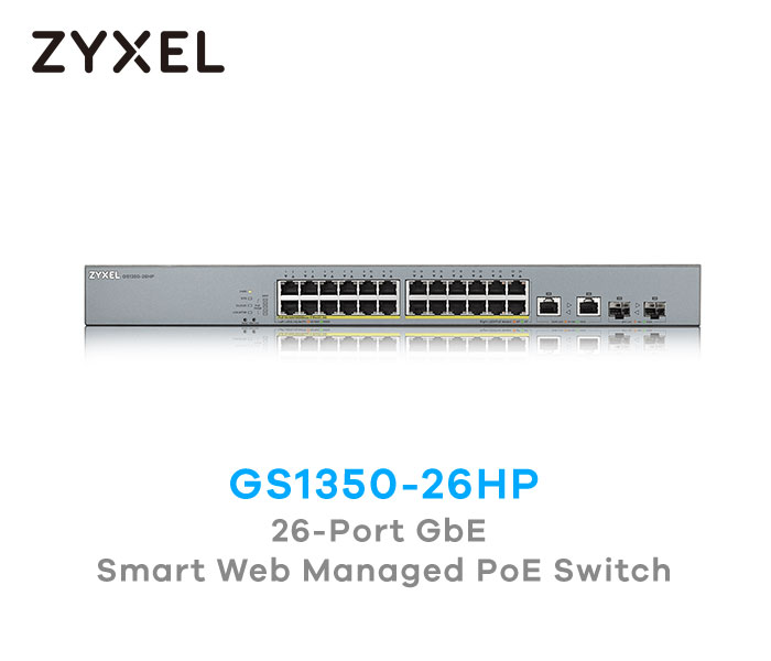 [스마트 스위치] 자이젤(ZYXEL) GS1350-26HP : 26포트 스마트 L2 PoE 스위치 : 네이버 블로그