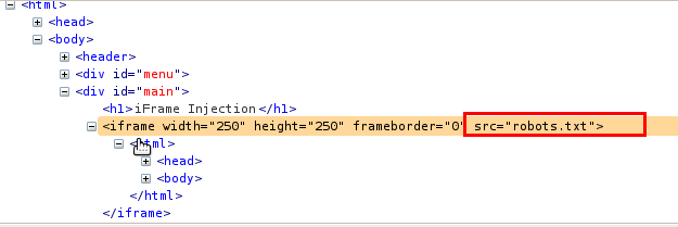 기타 인젝션 공격 -iframe 인젝션 : 네이버 블로그
