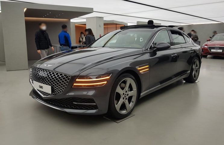 신형G80, TheAllnewG80 리뷰!! - 신형G80실사(feat.제네시스 강남)들과 함께 The All-new G80을 ...