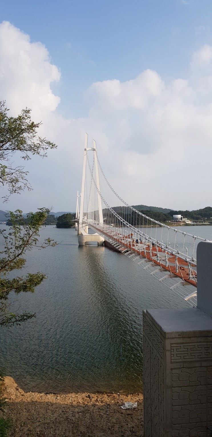 논산탑정호출렁다리 충남 가볼만한곳 논산 가볼만한곳 논산 저수지 출렁다리 전국 최대길이 600m 내년 3월말 정도에 공사가