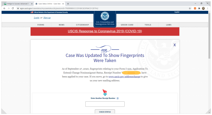바이오메트릭스(Biometrics)를 위해 디트로이트 미국 이민국(USCIS) 디트로이트(Detroit) 에 다녀왔습니다 ...