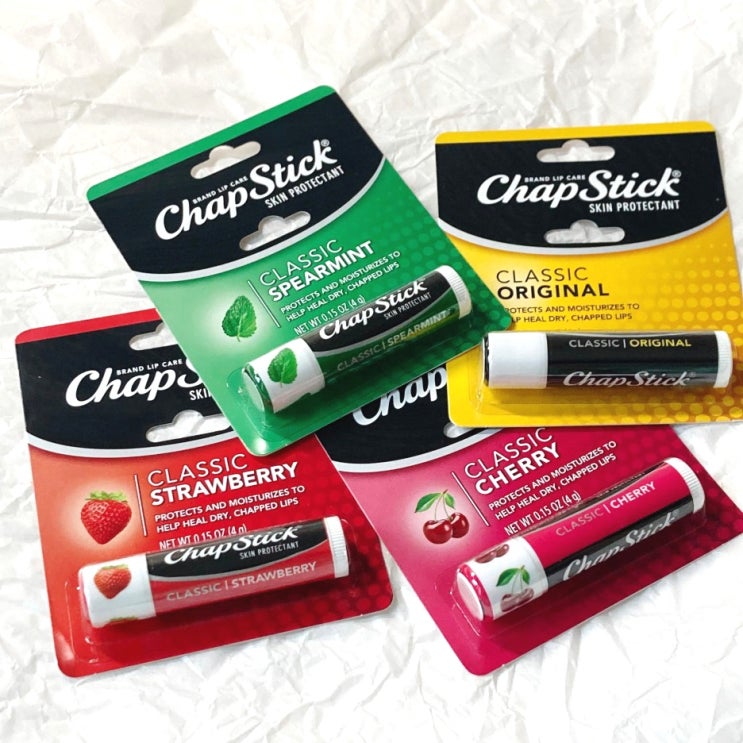 1880년대 오리지널 패키지로 돌아온 챕스틱 (ChapStick) 클래식을 소개합니다! : 네이버 블로그