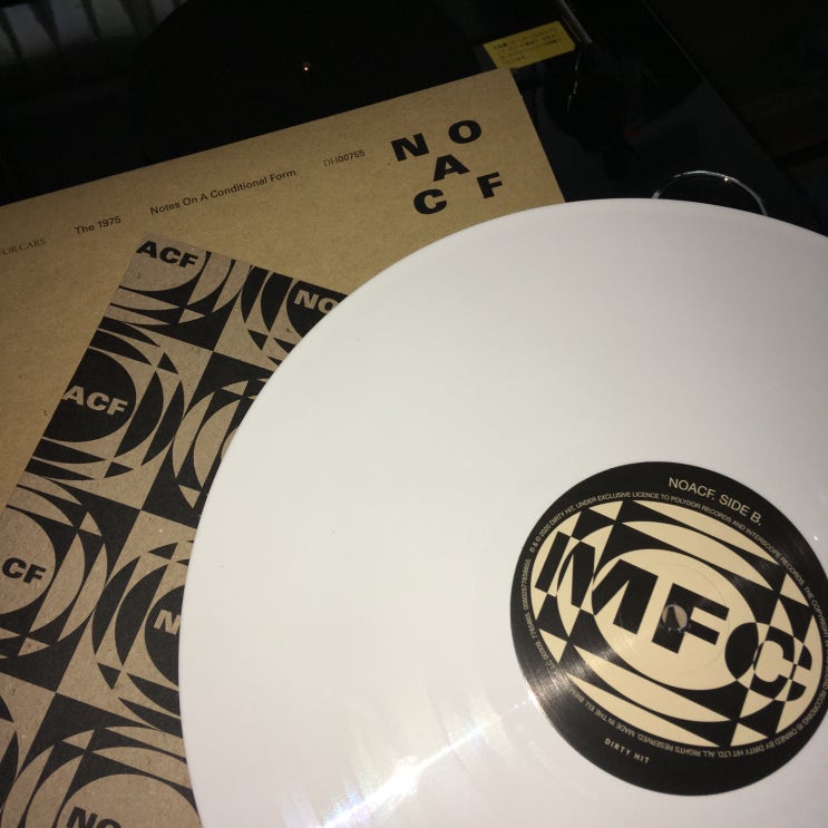 Notes on a Conditional Form (NOACF) - The 1975 vinyl / 더 일구칠오 바이닐 : 네이버 블로그