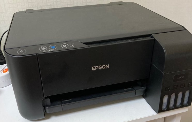 셀프수리 엡손epson 완성형 가정용 복합기잉크젯복합기 정품무한 L3100 용지걸림종이끼임 오류프린터 고장 서비스