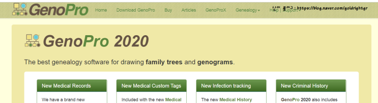 가계도 그리는 프로그램 제노프로(genopro) 한글 다운로드 하는 방법 안내 : 네이버 블로그