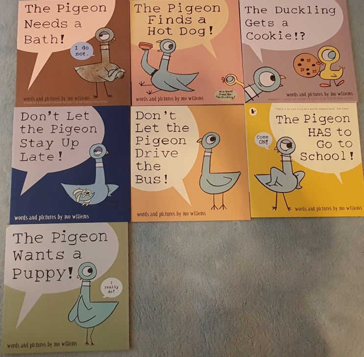 Mo Willems The Pigeon 페이퍼백 7종 세트 : 네이버 블로그