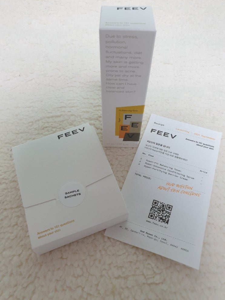 FEEV 피브 스킨케어 본품 배송비 체험, 나의 선택은 토너 : 네이버 블로그