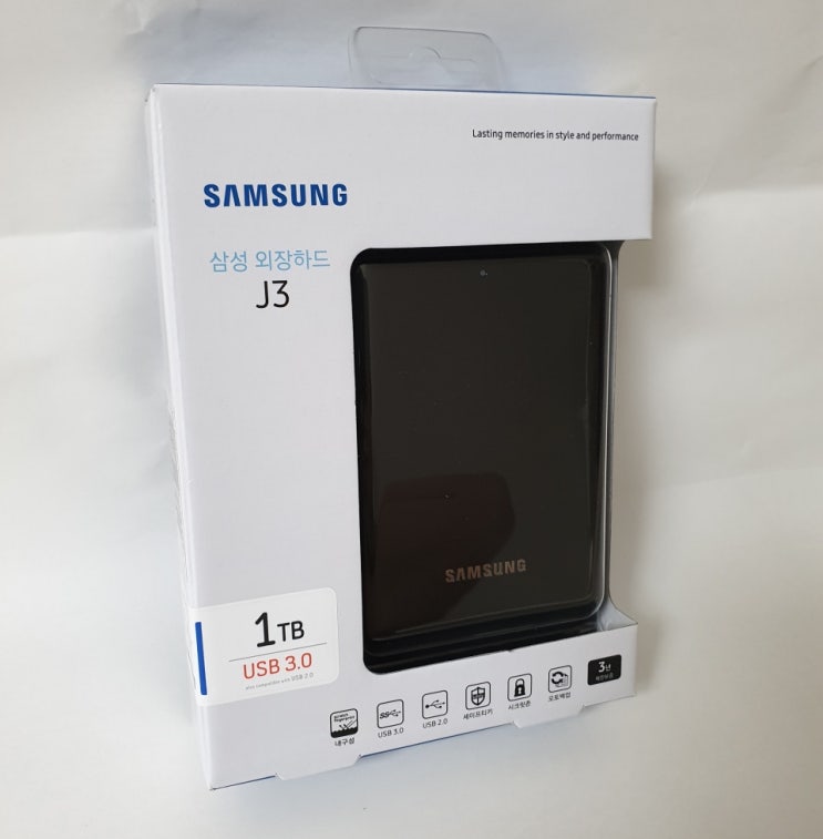 삼성 외장하드 J3 USB3.0 1TB 외장하드 구입리뷰 : 네이버 블로그