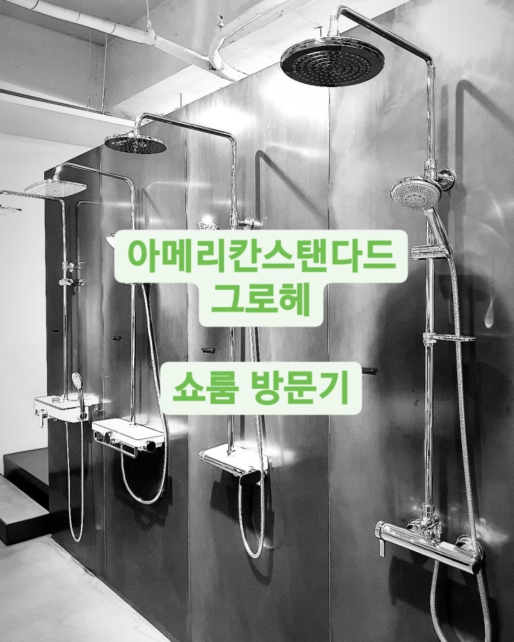 수전 도기 구입 프로젝트 아메리칸스탠다드 그로헤 쇼룸 방문 후기 네이버 블로그