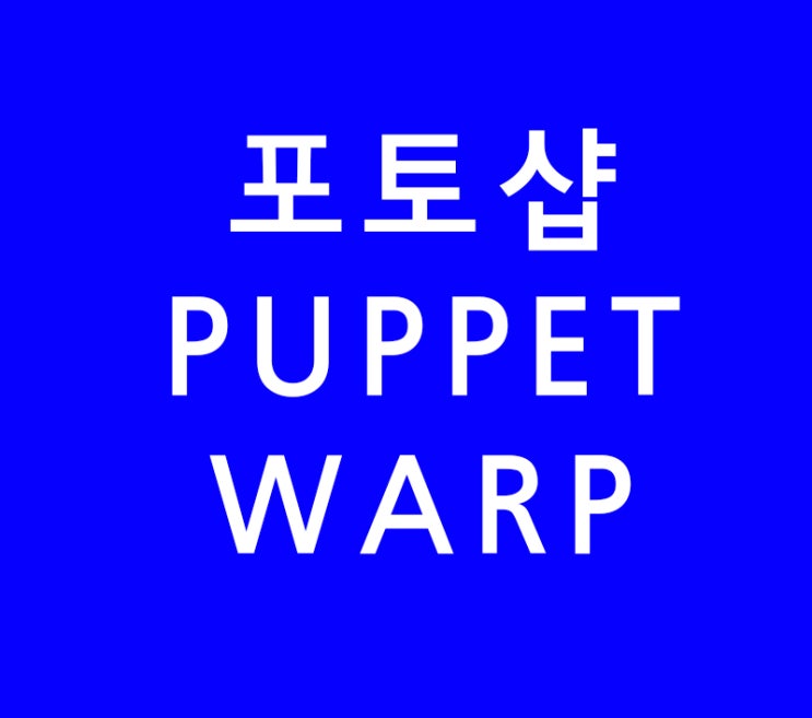 포토샵 PUPPET WARP : 네이버 블로그
