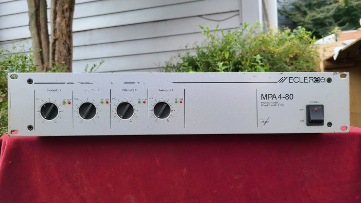 ECLER MPA4-80 4채널 파워앰프 : 네이버 블로그