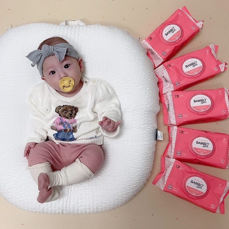 우리 아기 피부에 안심하고 사용할수 있는 밤보네이처 물티슈 네이버 블로그
